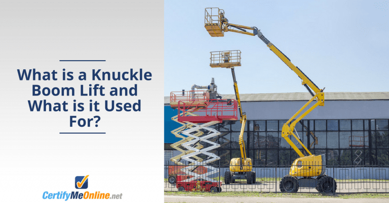 Knuckle Boom Lift - Explanation & Benefits | CertifyMeOnline